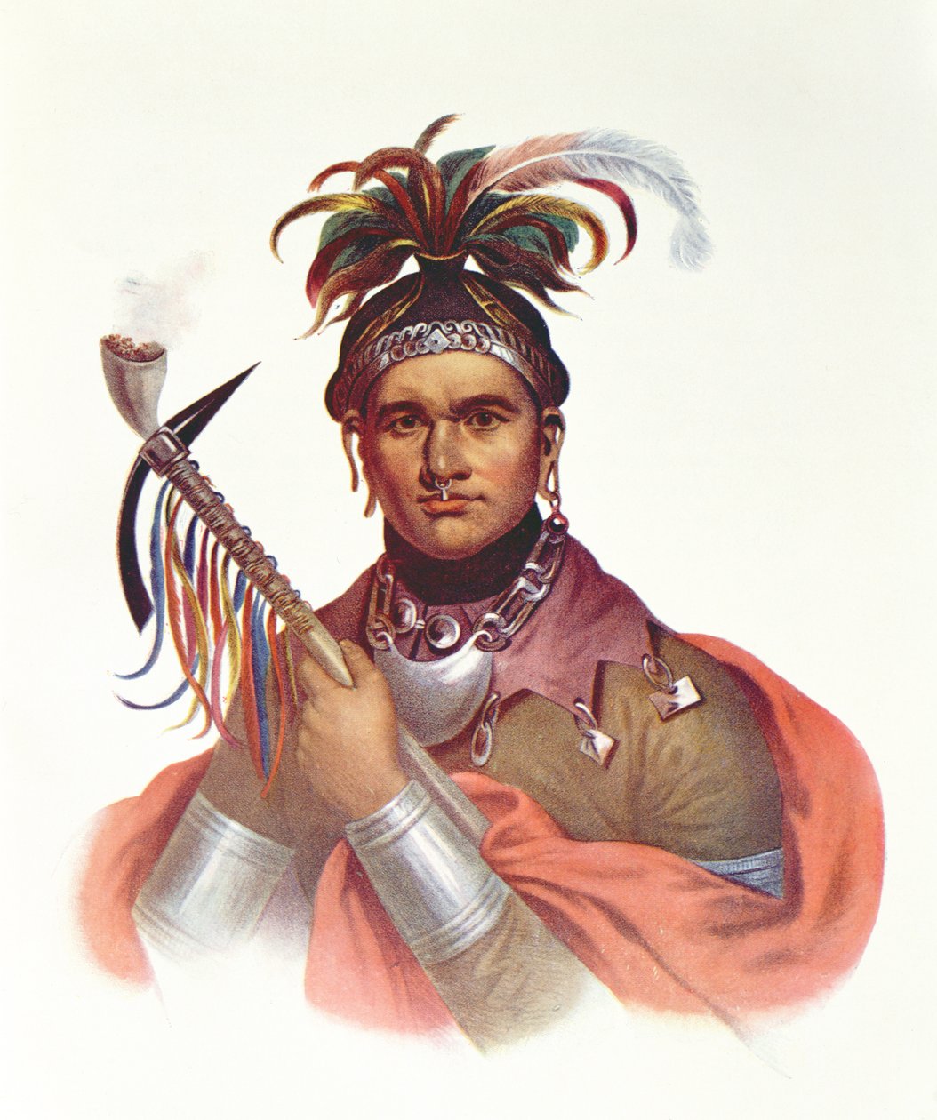 Ki-On-Twog-Ky or 'Complanter', a Seneca Chief, Illustration from 'The ...
