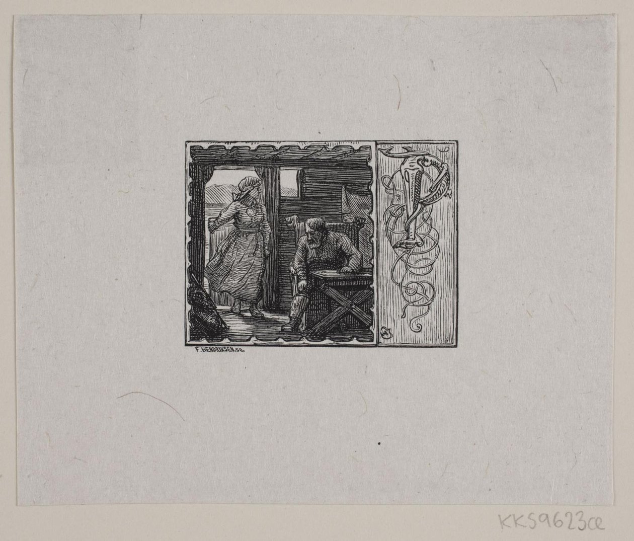 Vignette for the Story 'King Gorm and His Sons'