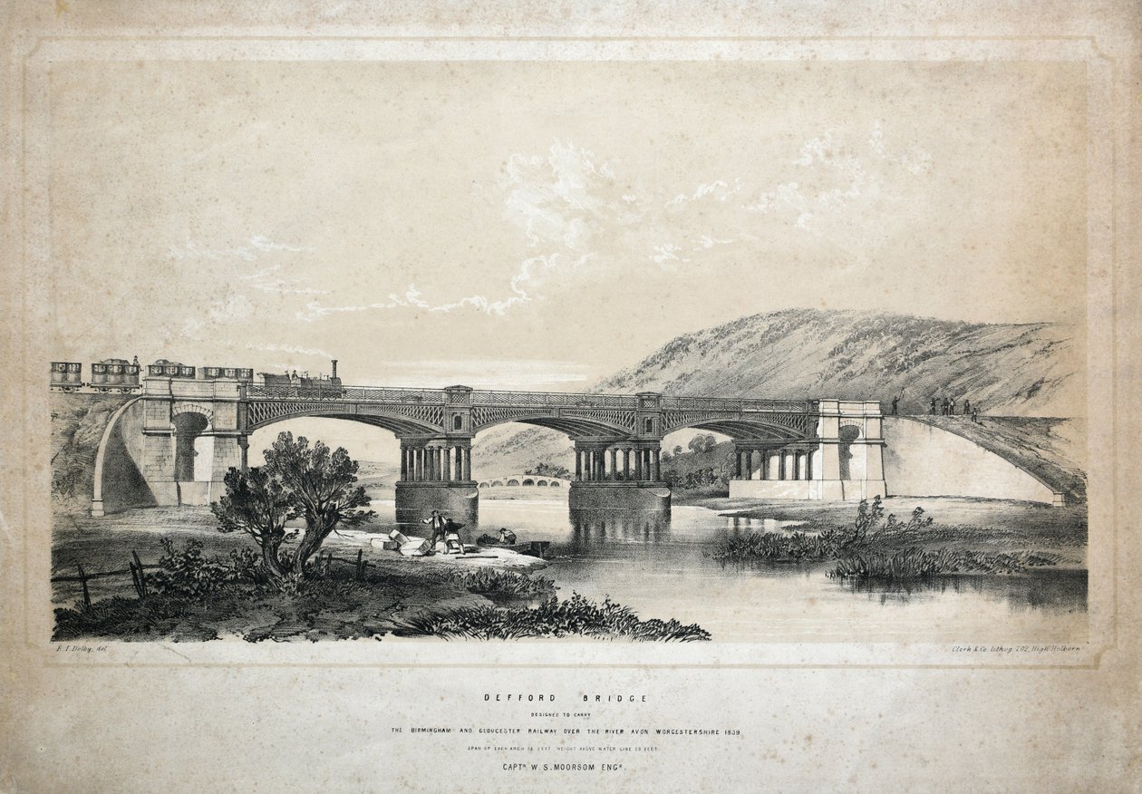 Defford Bridge by F. I. Dolby: Premium art reproduction
