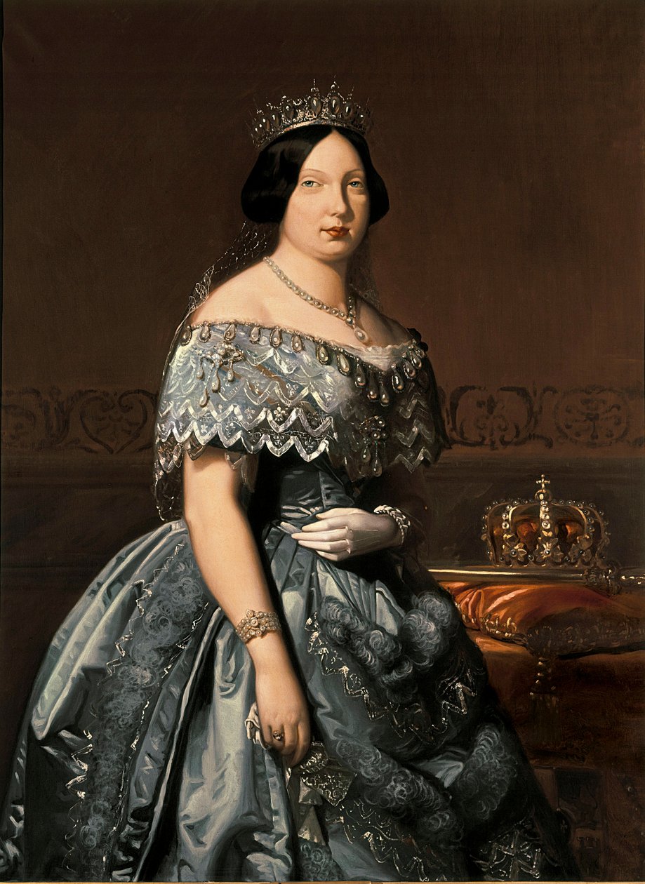 Queen Isabella II of Spain by Federico de Madrazo y Kuntz