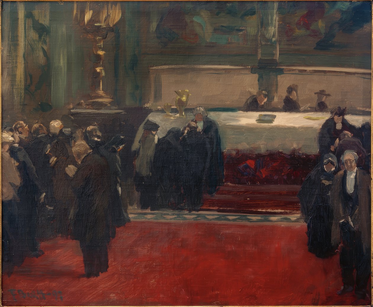 Sketch for the Painting Last Supper Celebration