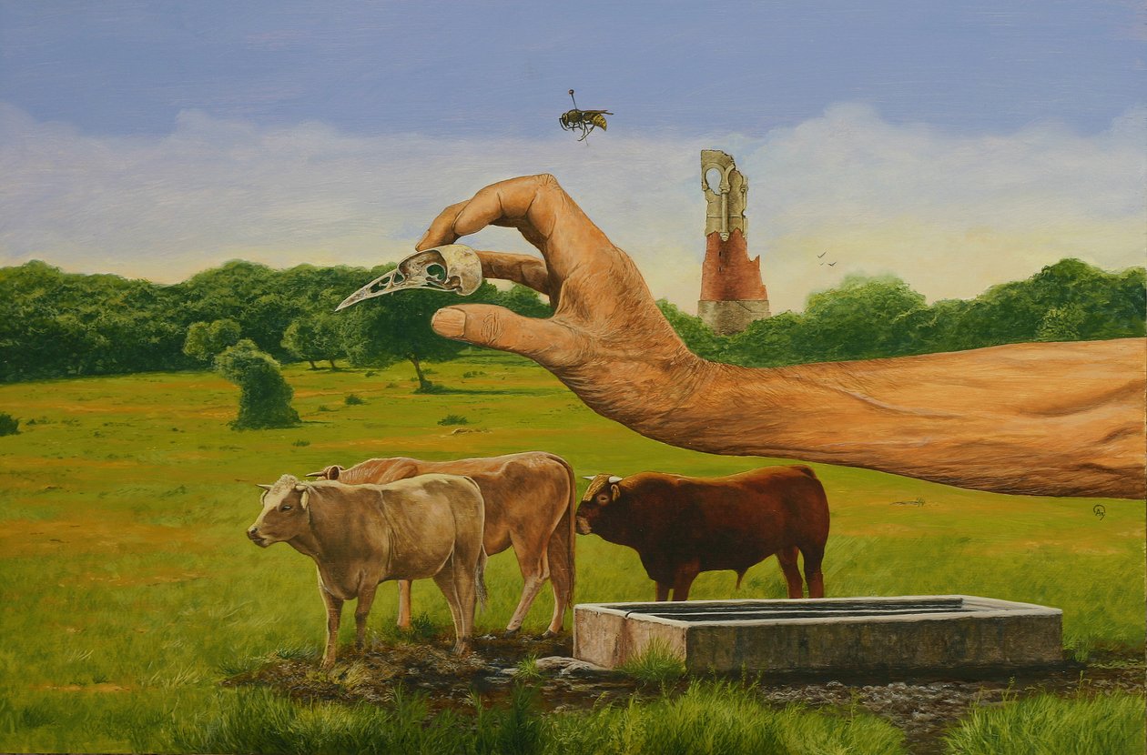 Still Life with Cows by Fernando Aznar Cenamor