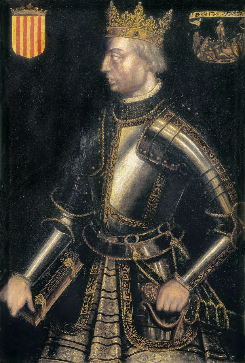 Portrait of Alphonse II of Catalonia, III of Aragon, Called 'El Liberal'