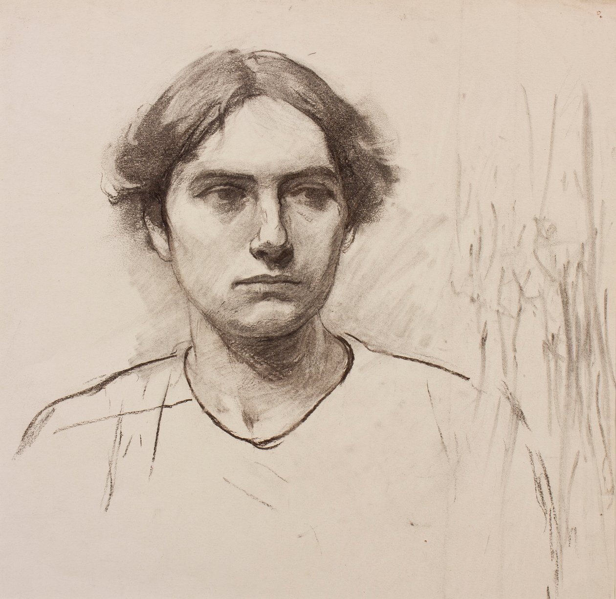 Head of an Art School Model by Florence Eleanor Shepard