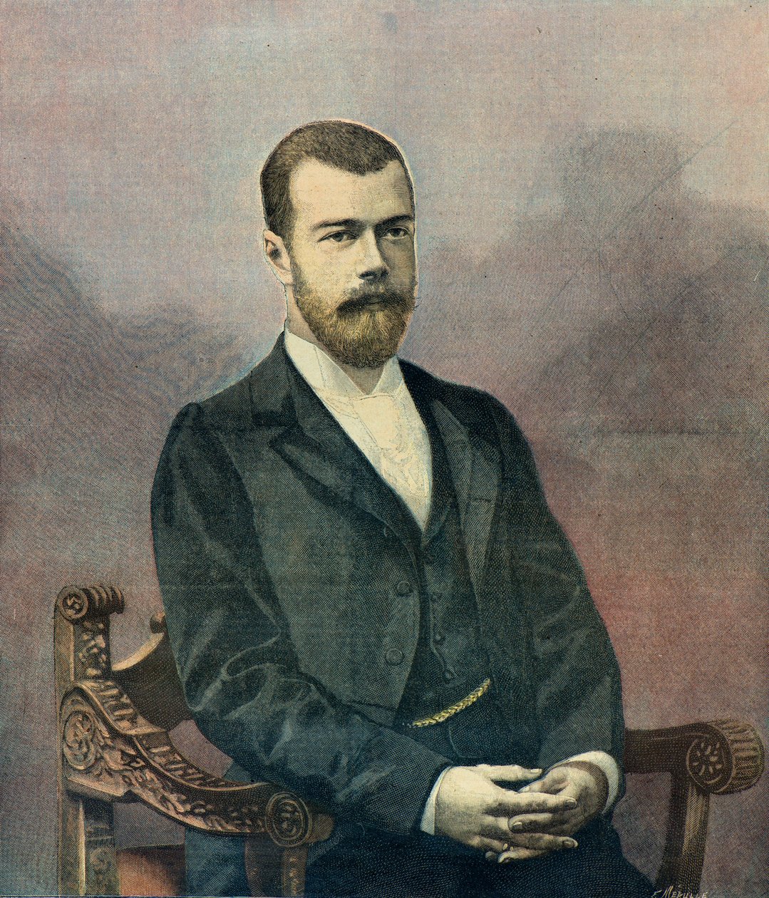 Portrait of Tsar Nicholas II in 1896