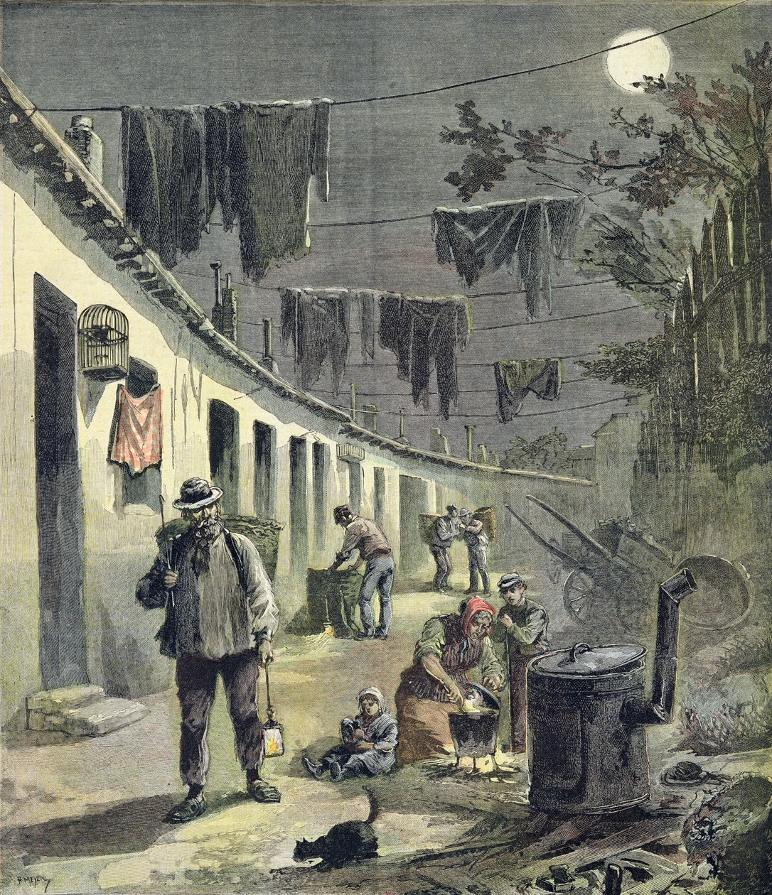 The ragpickers of Paris, illustration from the illustrated supplement ...