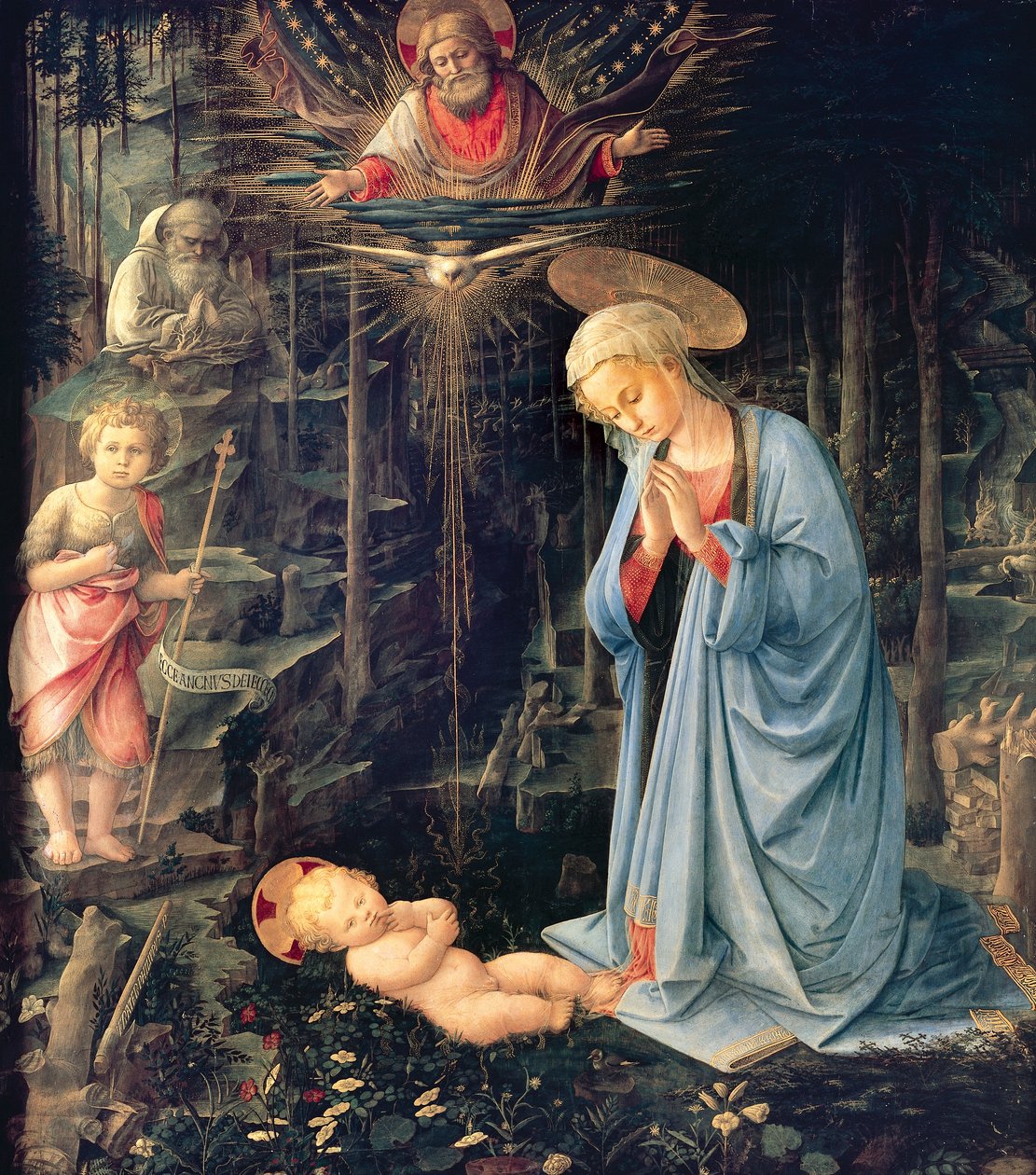 Adoration of the Child by Fra Filippo Lippi