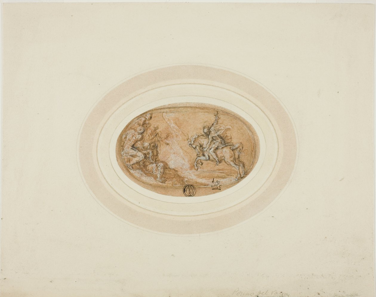 Marcus Curtius Leaping into the Abyss by Francesco Salviati