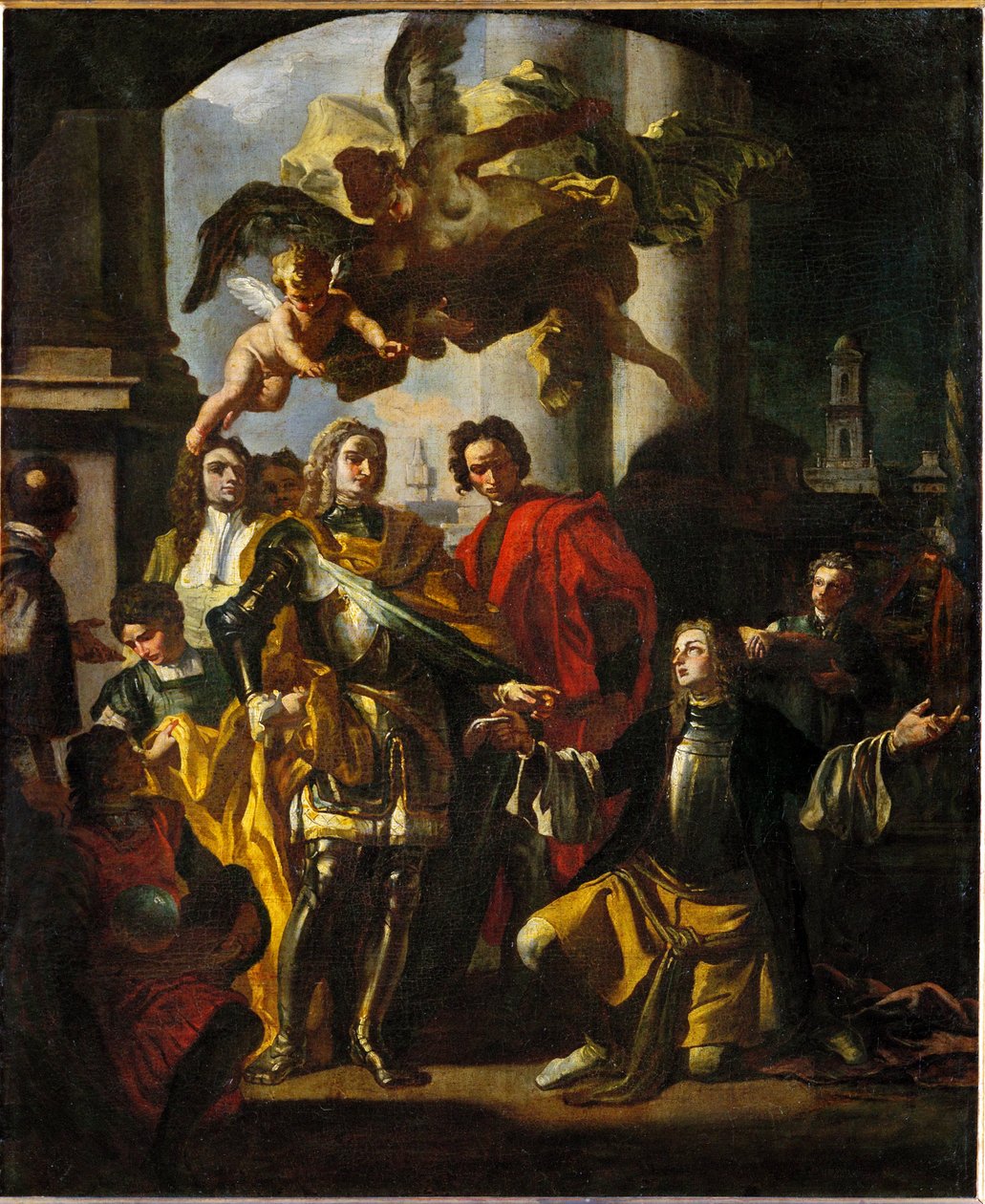 Gundaker Count Althan Presents Emperor Karl VI with the Inventory of ...