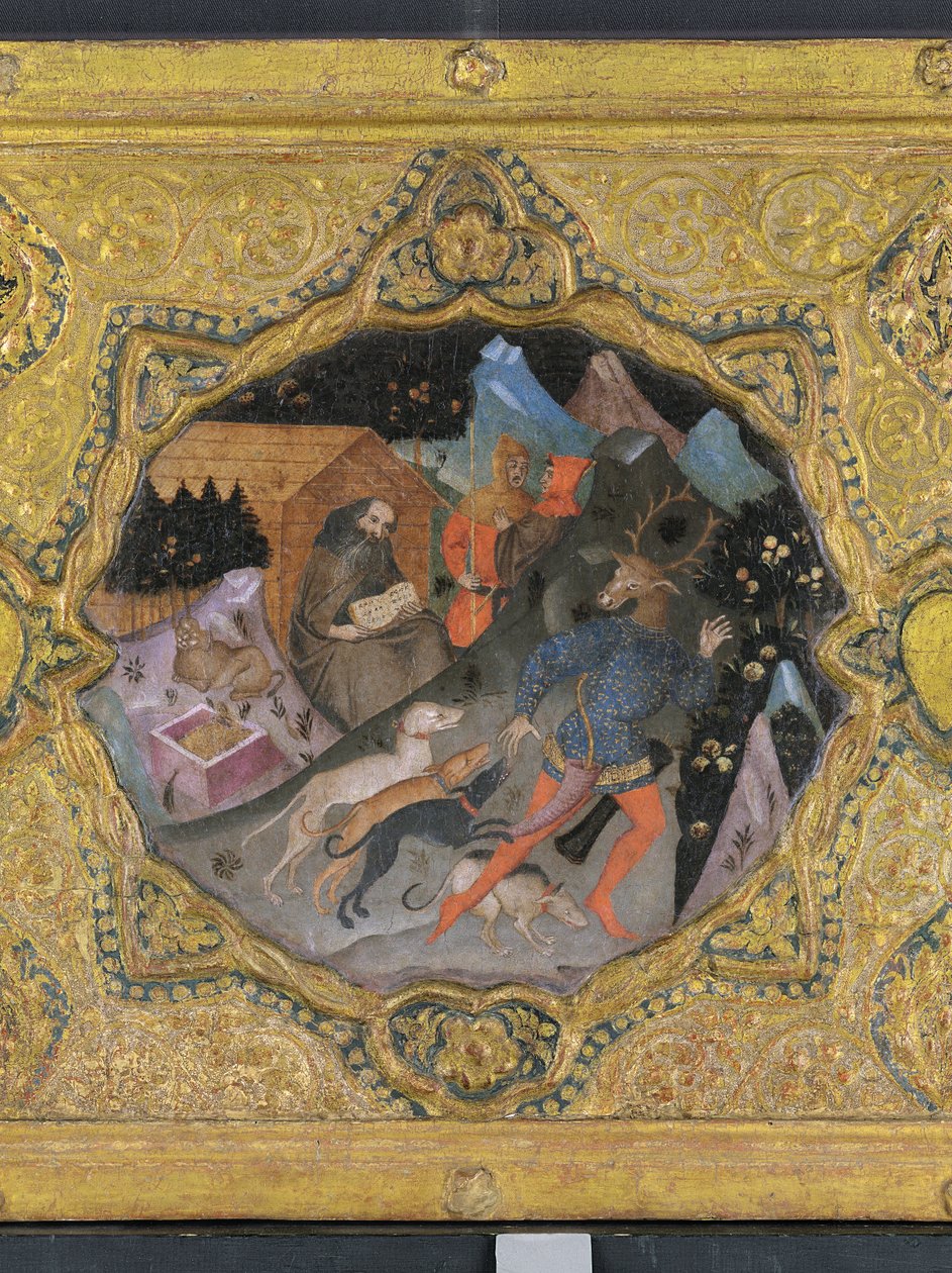 (Detail) from The Story of Diana and Actaeon, with Saint Jerome: a ...