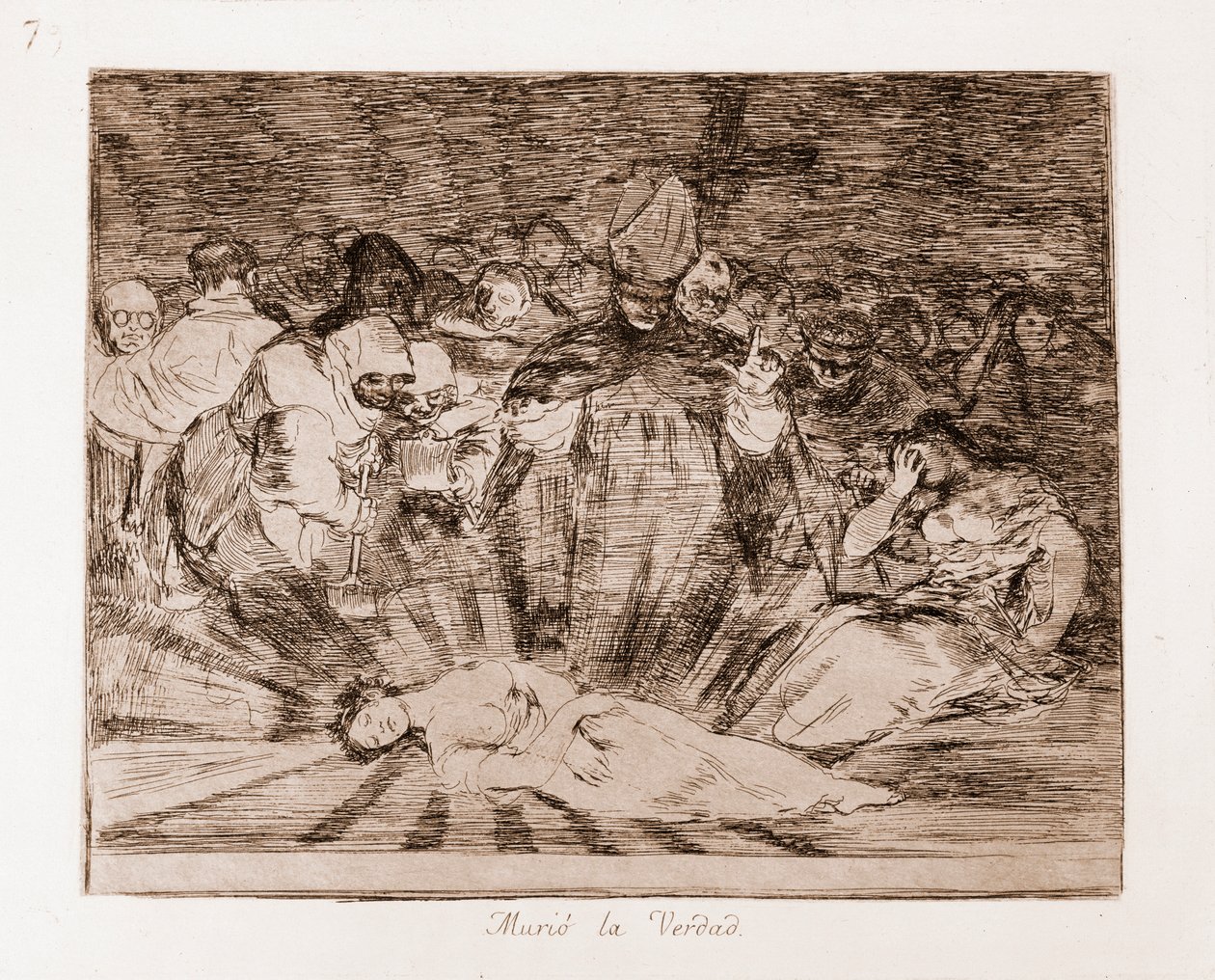 The Disasters of War: The Truth is Dead by Francisco de Goya