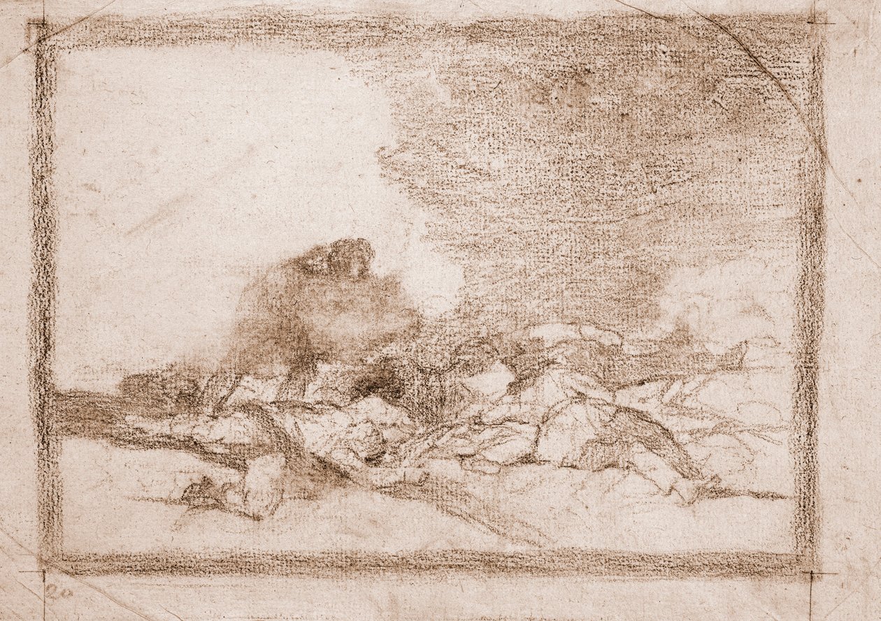 The Disasters of War: This is Why You Were Born (preparatory drawing)