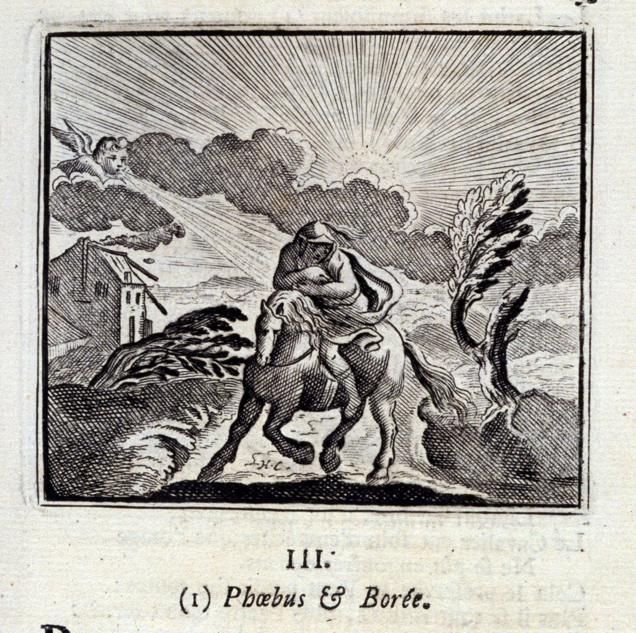 Phebus and Boree (Illustration by François Chauveau)