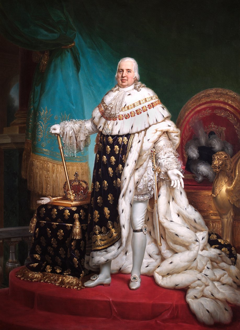 Portrait of King Louis XVIII of France