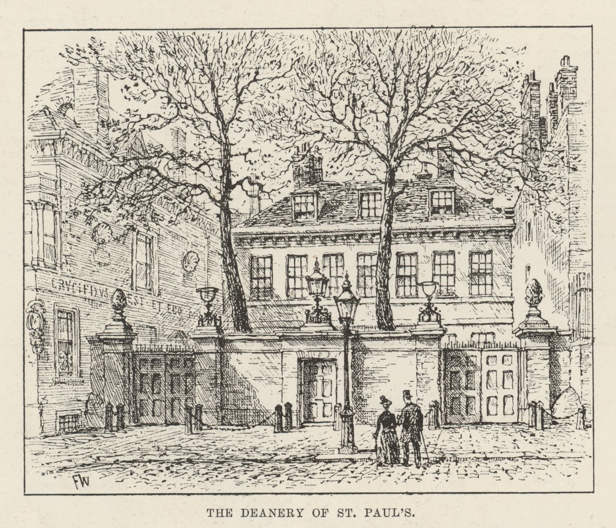 The Deanery of St Paul's by Frank Watkins: Fine art print