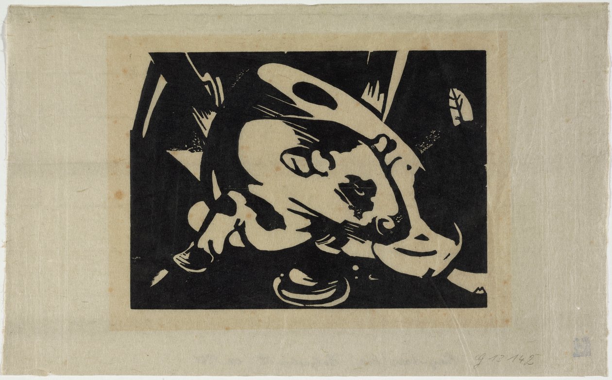 The Bull by Franz Marc: Highest-quality art reproduction
