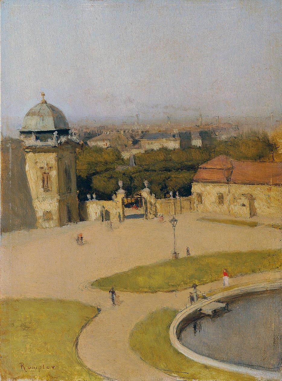View from Southwest of the Upper Belvedere by Franz Rumpler