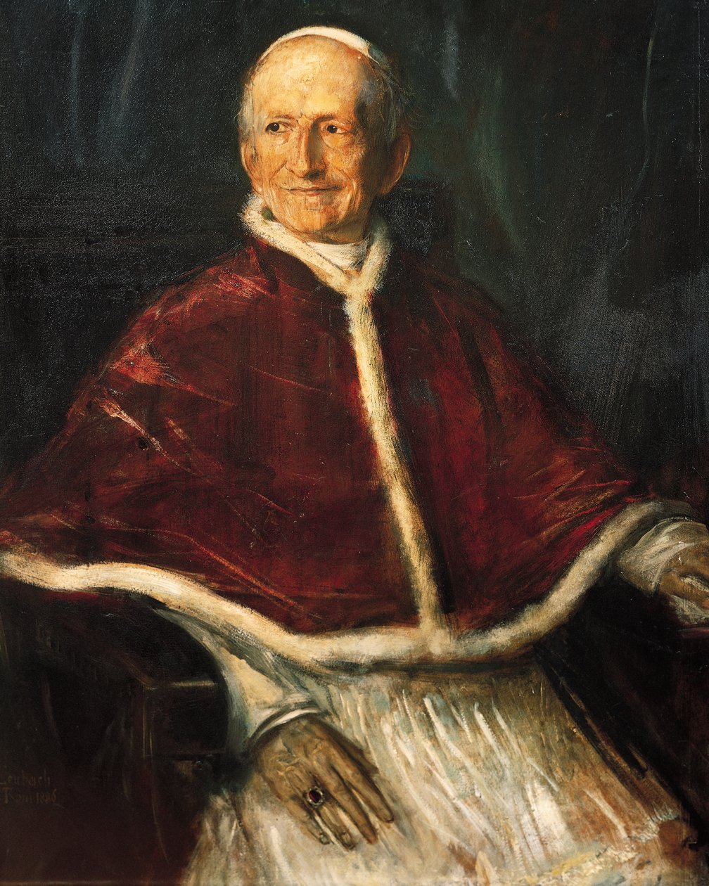 Portrait of Pope Leo XIII by Franz Seraph von Lenbach