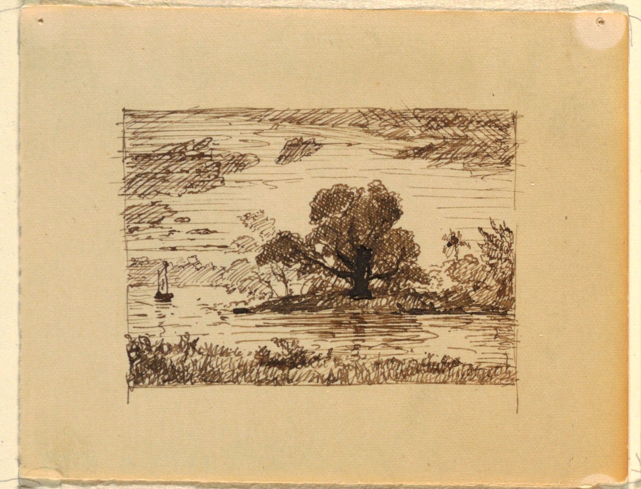 Imaginary River Landscape by Frederic Edwin Church