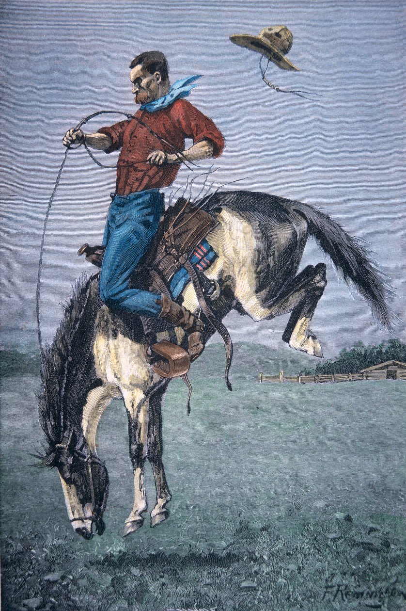 Bronco-Buster by Frederic Remington: Buy fine art print