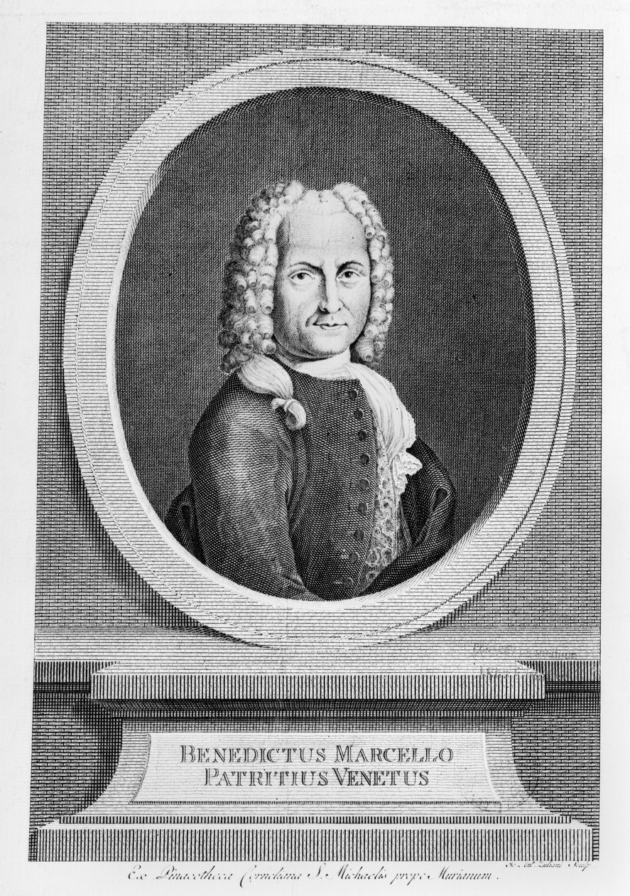 Portrait of Benedetto Marcello (1686-1739) by French School