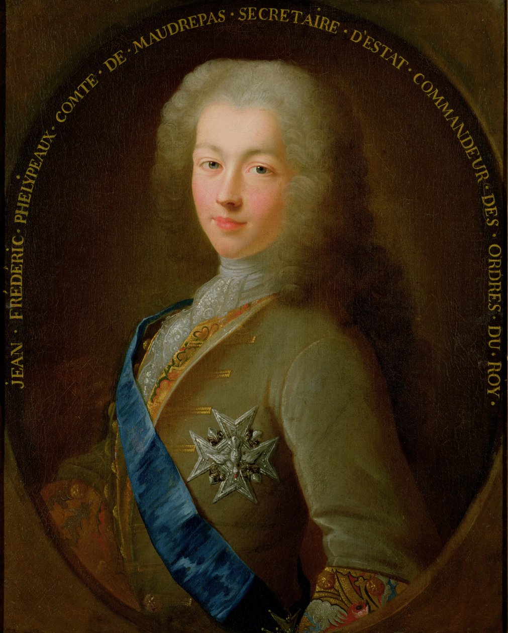 Portrait of Jean Frederic Phelypeaux (1701-81) Count of Maurepas