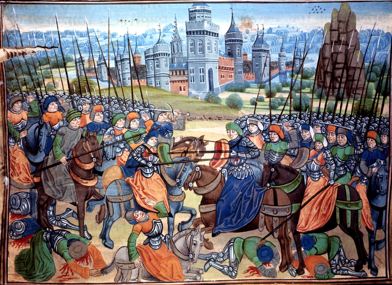 Battle of the Crusaders and Pagan Troops Near the City of Aleppo, c.1464