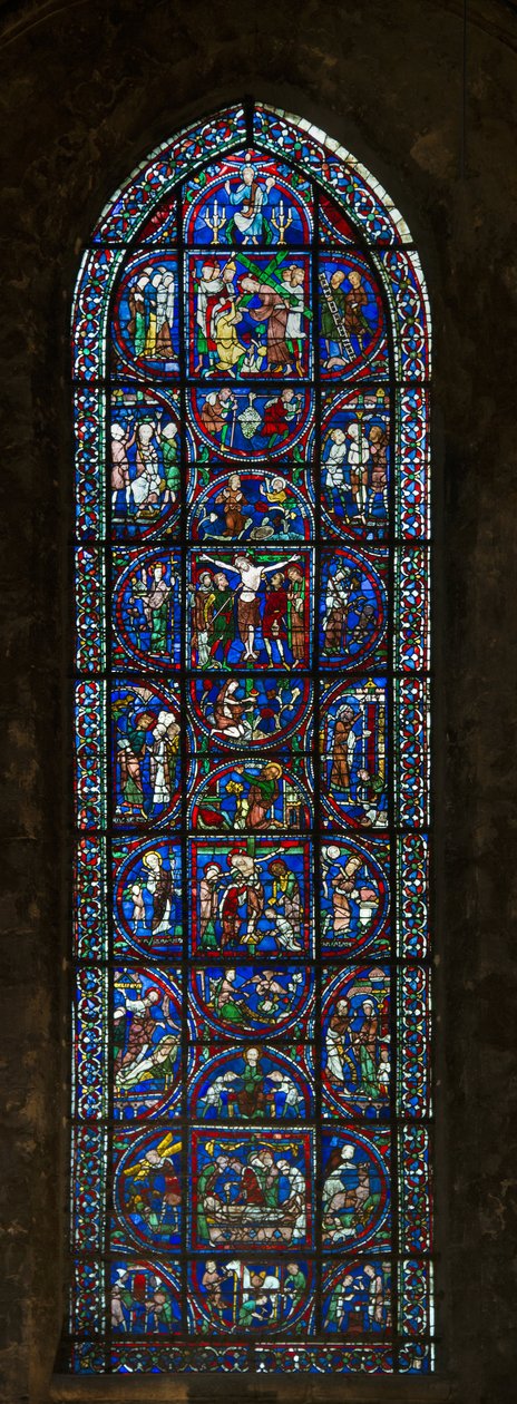 Passion Window Chartres Cathedral Chartres Tree Of Jesse Stained Glass