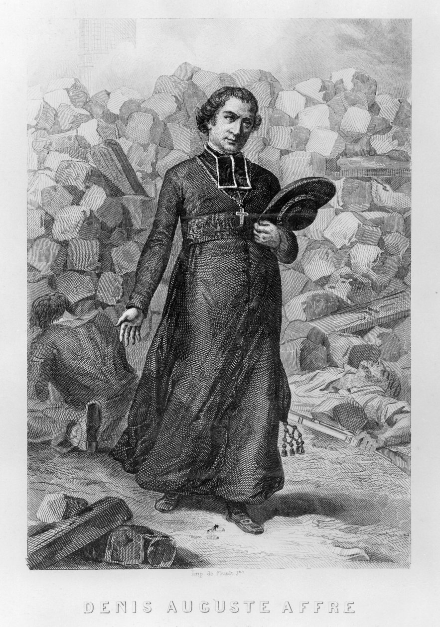 Denis-Auguste Affre (engraving) by French School