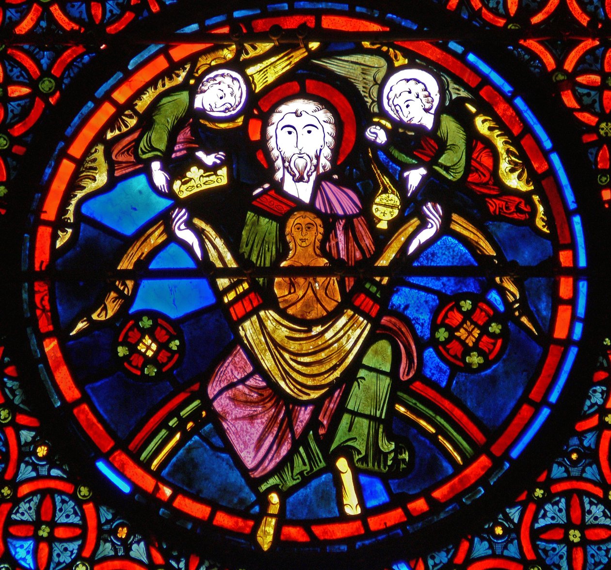 Detail (Lazarus in the Bosom of Abraham) by French School