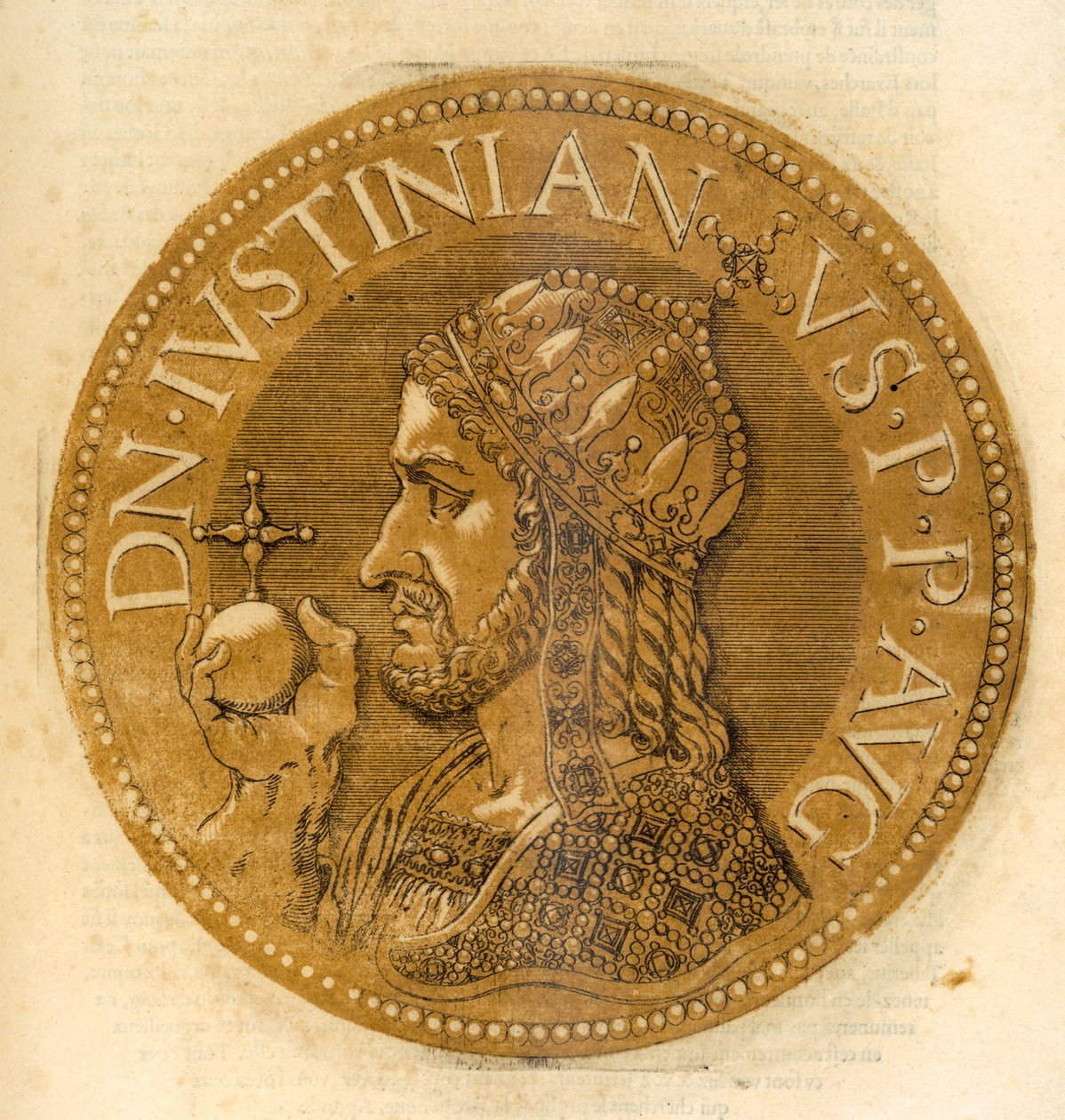 Eastern Roman Emperor Justinian I by French School