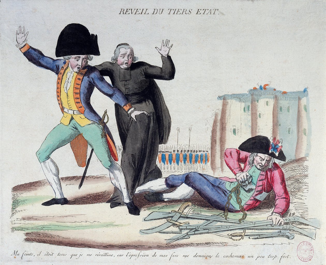 French Cartoon Art Cartoon Of French People During Absolutism Period