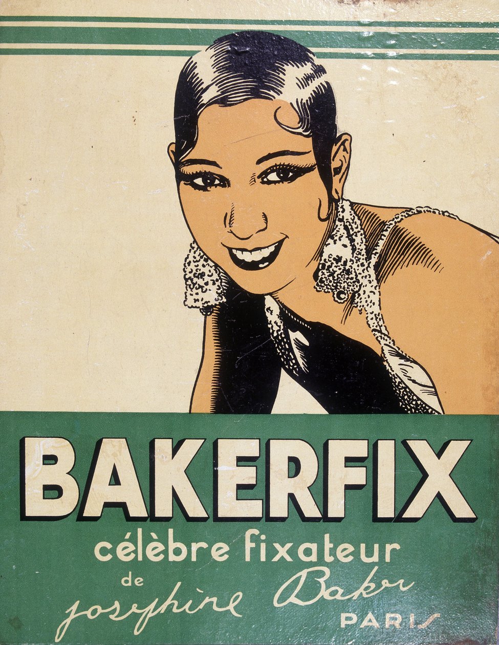 Josephine Baker - advertising for Bakerfix: Josephine Baker's famous ...