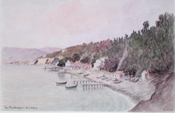 La Madrague des Lecques by French School: Fine art print