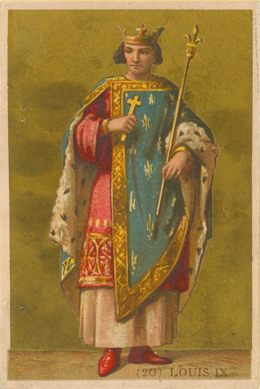 Louis IX by French School: Highest-quality art reproduction