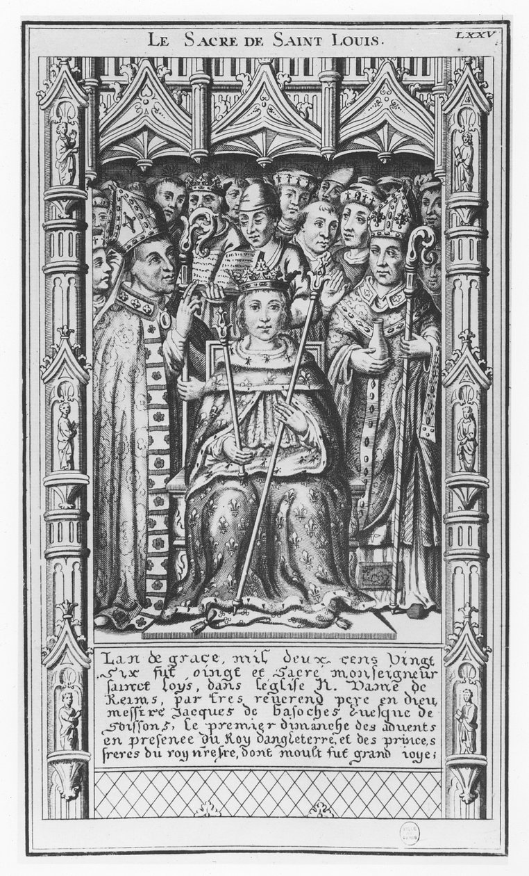 Louis IX of France by French School: Buy fine art print
