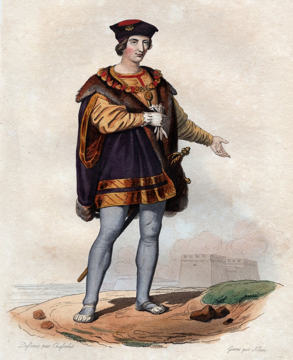 French King Portrait