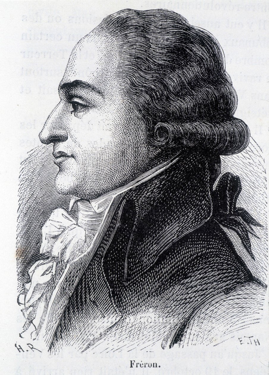 Portrait of Louis Marie Stanislas Freron (1754-1802), French publicist ...