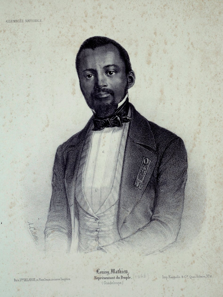 Portrait of Louisy Mathieu by French School