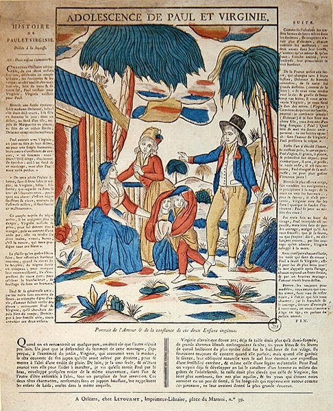 The Adolescence of Paul and Virginie by French School