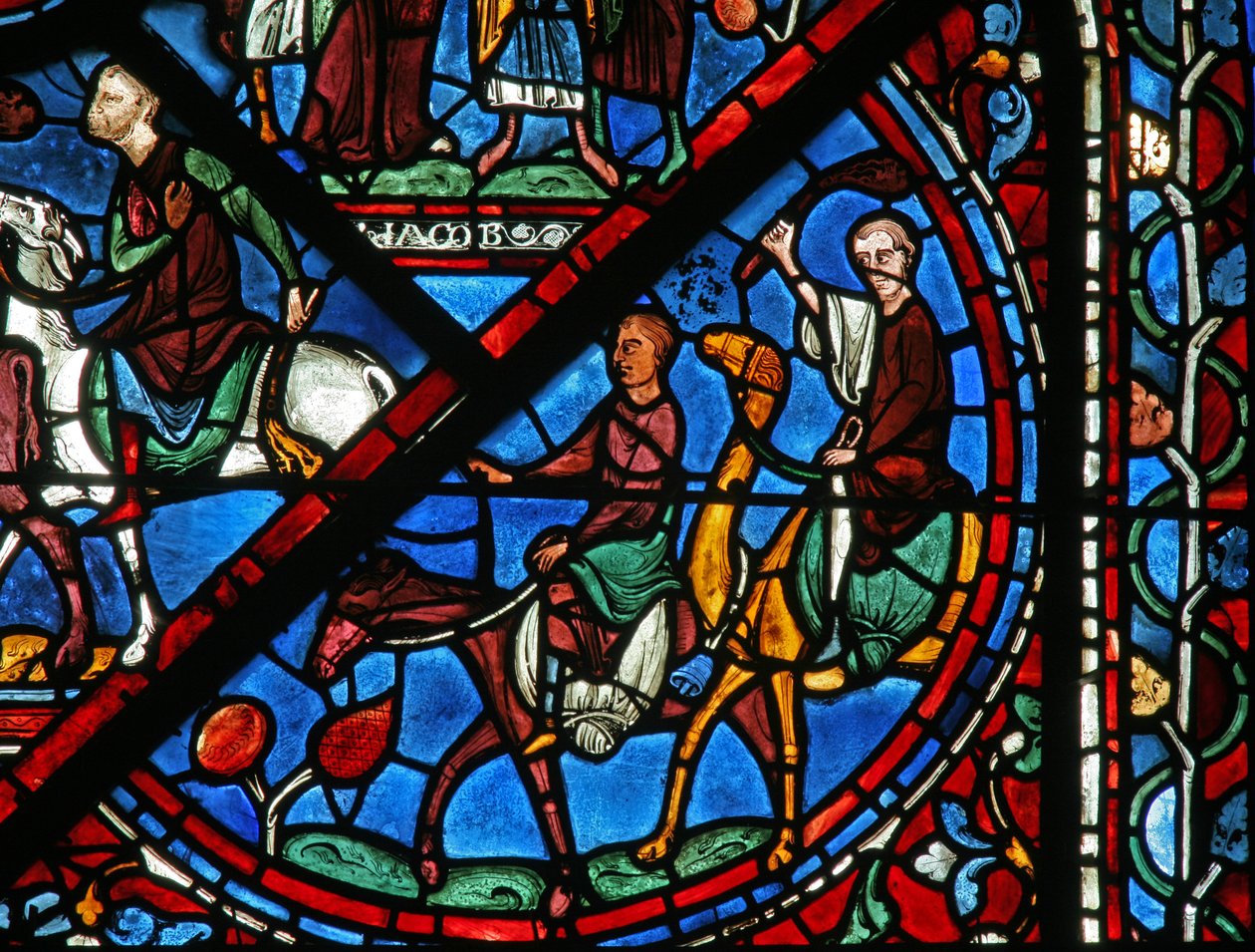 The Joseph Window: His Brothers Return from Egypt