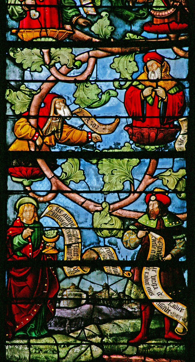 The Tree of Jesse with St John and Isaiah by French School
