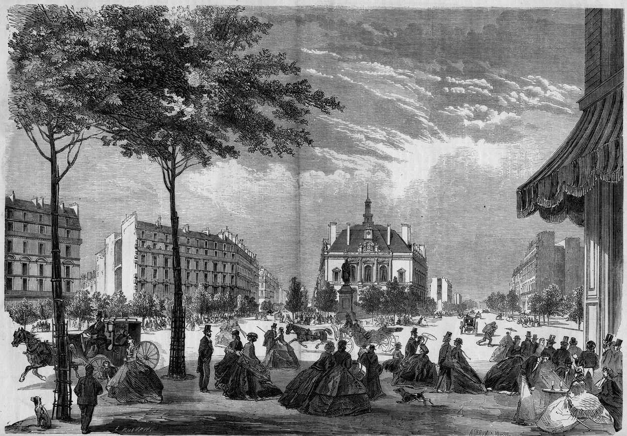 Transformations of Paris under the Second Empire, Paris Haussmann: the ...