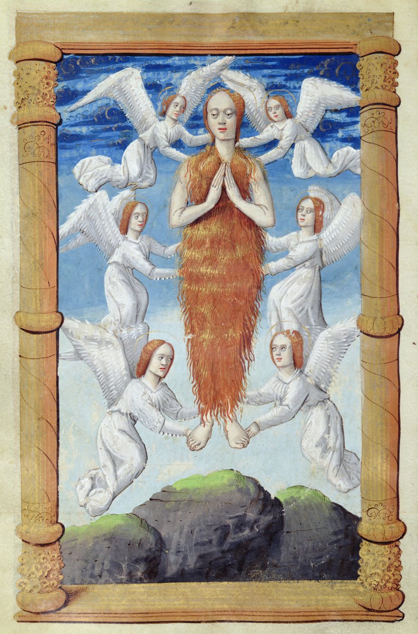 The Assumption of Mary Magdalene, from Heures a l'Usage de Rome