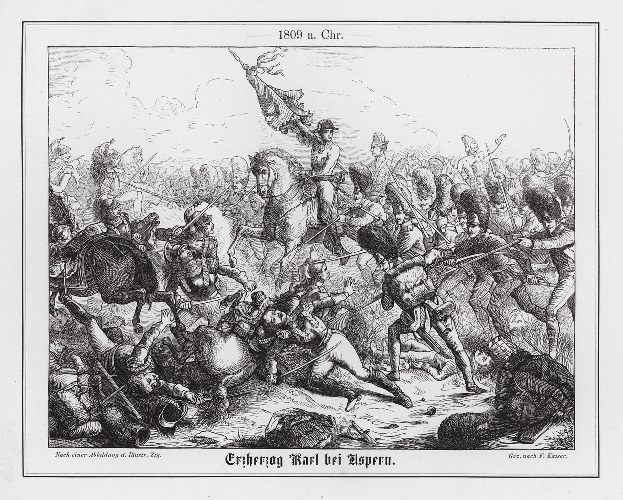 Archduke Charles of Austria at the Battle of Aspern-Essling