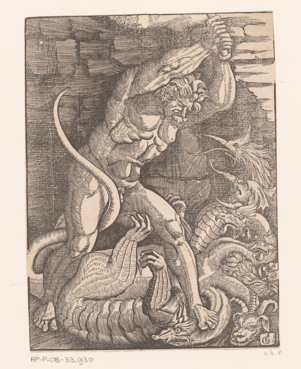 Hercules Kills the Hydra of Lerna by Gabriel Salmon