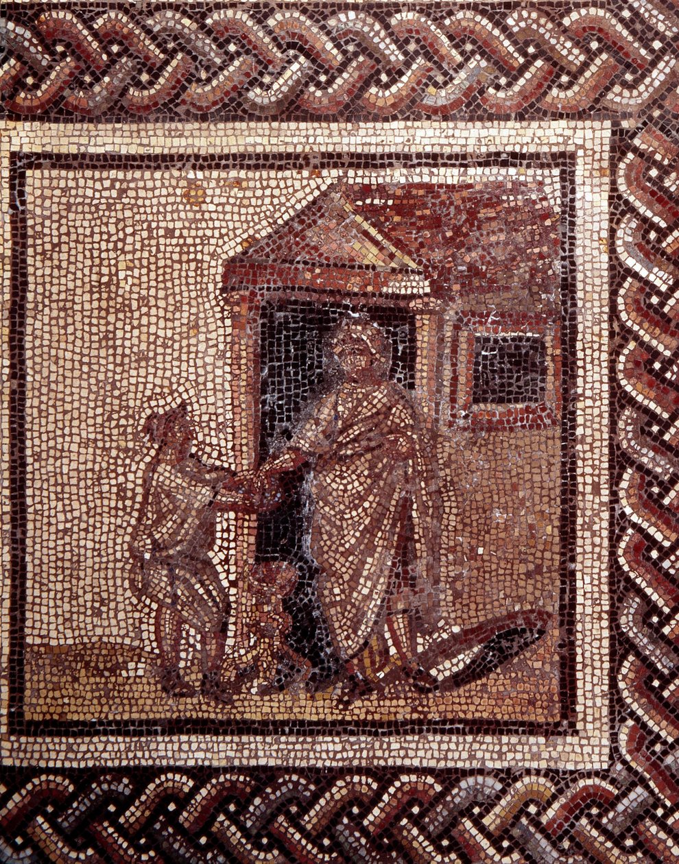Gallo Roman Art: mosaic paving representing a rustic calendar ...