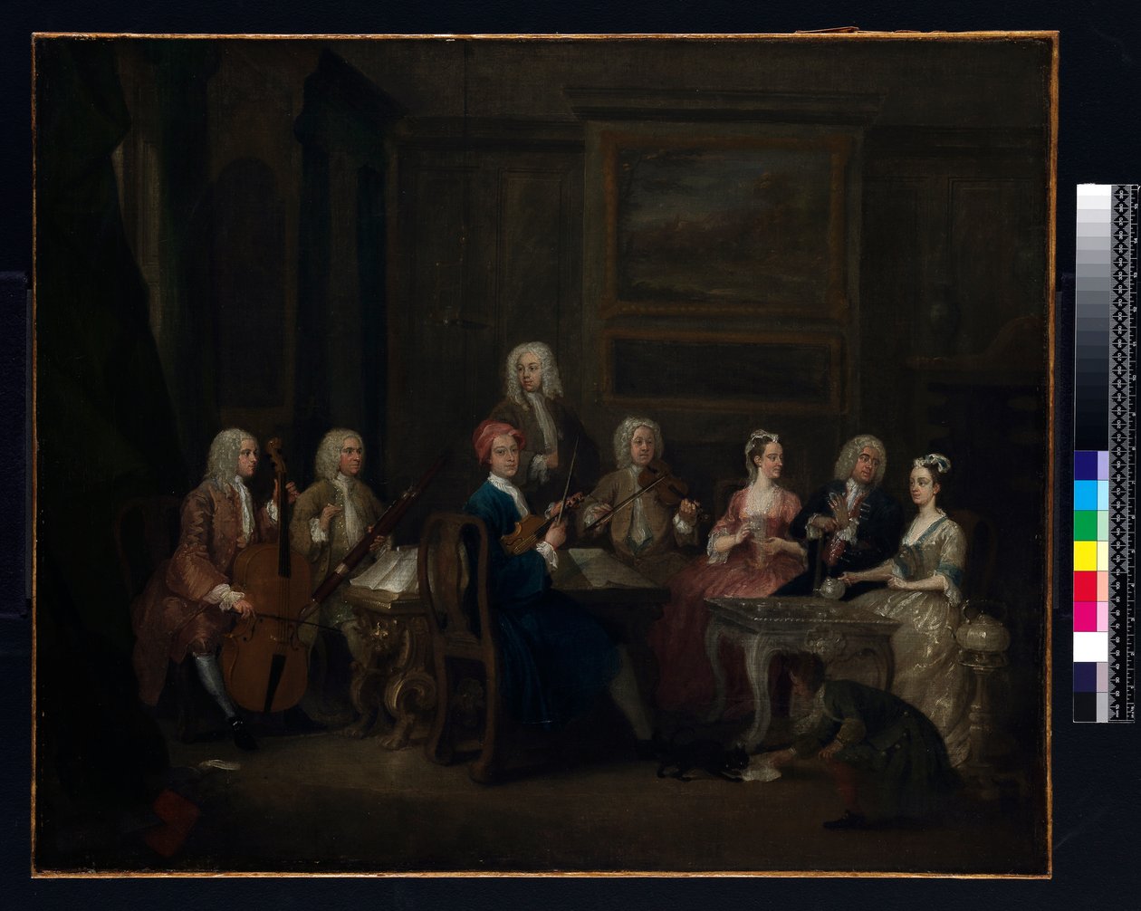 A Musical Party: the Mathias Family, c.1730