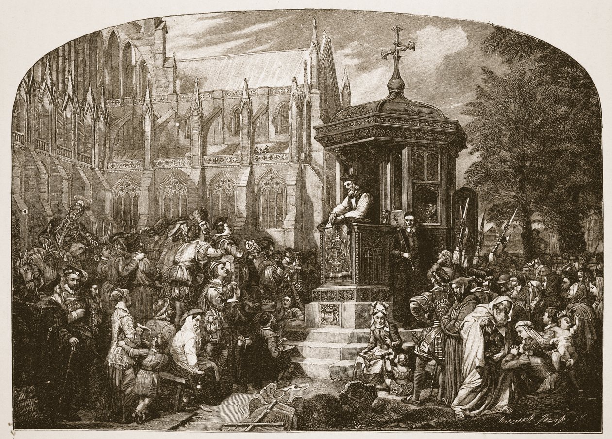 Latimer Preaching to the Civil Authorities at Paul's Cross ...