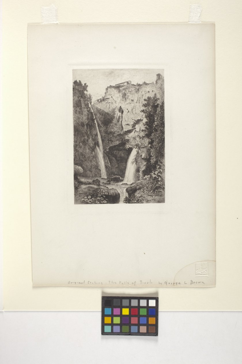 The Falls Of Tivoli by George Loring Brown: Fine art print